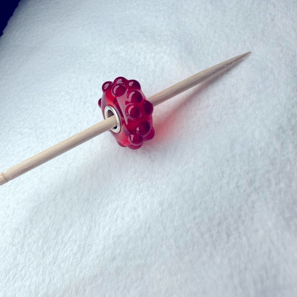 Trollbeads | Jewelry | Authentic Trollbead Scarlet Bud Bead | Poshmark